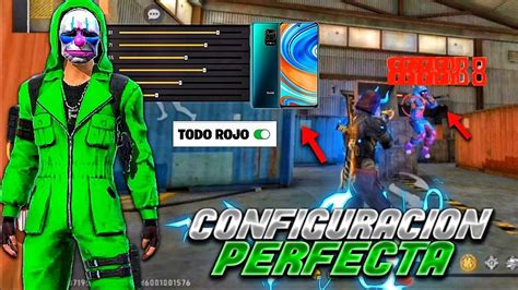 CONFIGURACIÓN PERFECTA HUD DPI PARA XIAOMI REDMI NOTE 9 9PRO 9S FREE