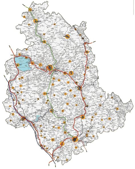Umbria Mappa Ferroviaria
