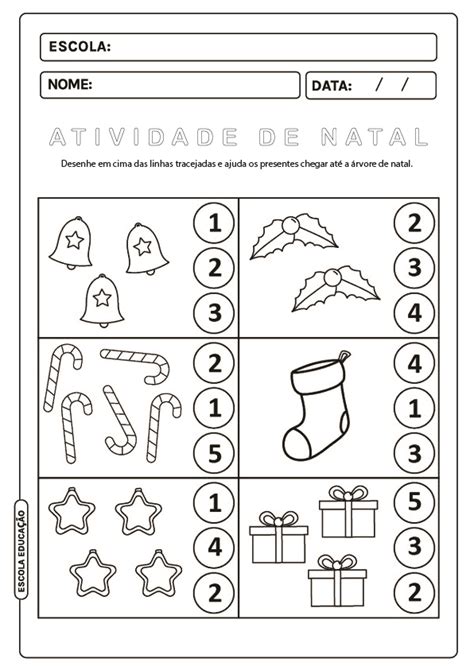 Sintético 156 Atividades de alfabetização sobre o natal para imprimir