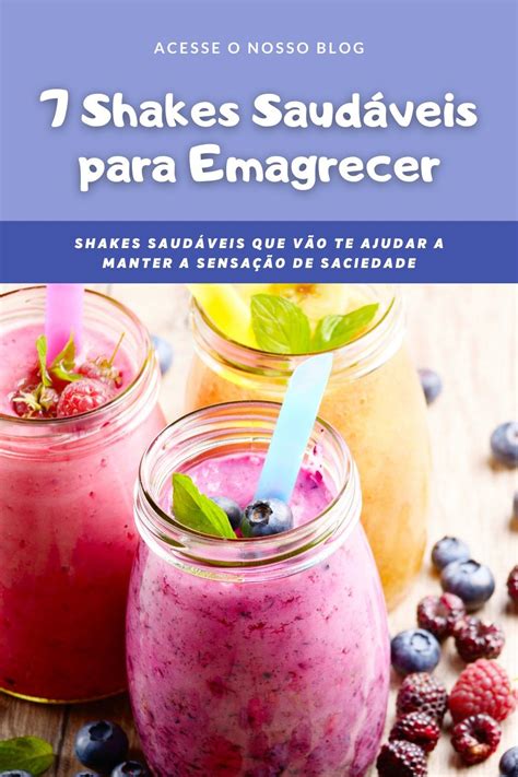 Pin em Shakes Saudáveis para emagrecer