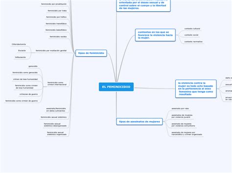 El Feminicidio Mind Map