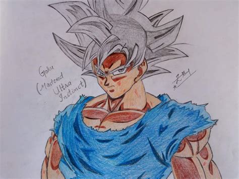 Son Goku Ultra Instinct Drawing By Alexia Chapuis Images And Photos