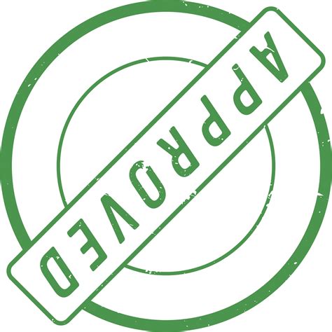 Approved Stamp Mark Png Illustration Png