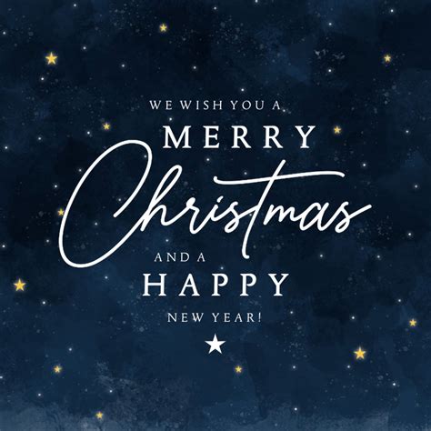 Stijlvolle Zakelijke Kerstkaart Merry Christmas Kaartje2go