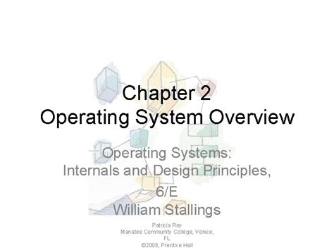 chapter 2 operating system overview operating systems internals