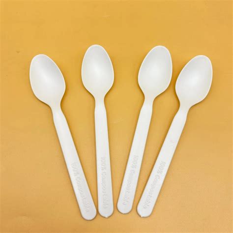 Eco Friendly Disposable Biodegradable Cutlery PLA Cpla Disposable Corn