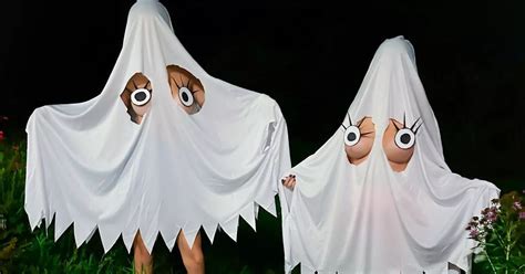 Racy Models Flaunt Boobs For Raunchy Halloween Look And Fans Beg To