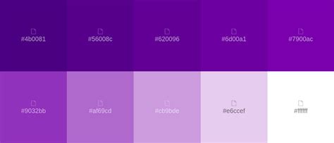 Descobrir 108 Imagem Tonalidades Violeta Br Thptnganamst Edu Vn