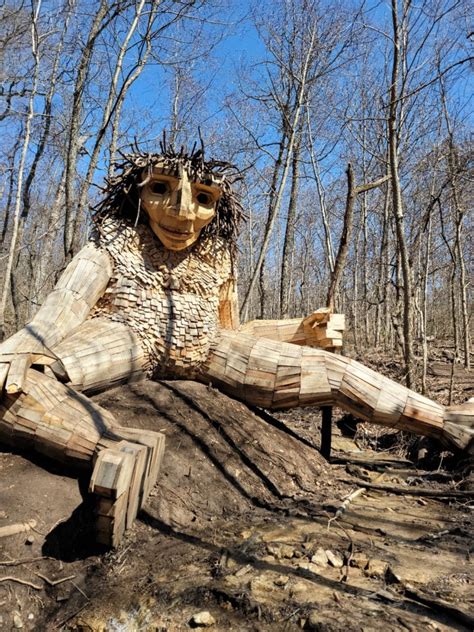 Visit The Giant Trolls At Aullwood Audubon In Dayton Ohio