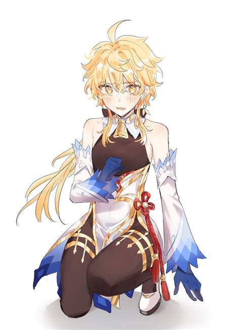 Ganyu And Aether Genshin Impact Drawn By Chishuichao Danbooru
