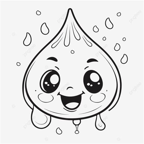 Dibujos De Gotas Agua Animadas Para Colorear Vsun