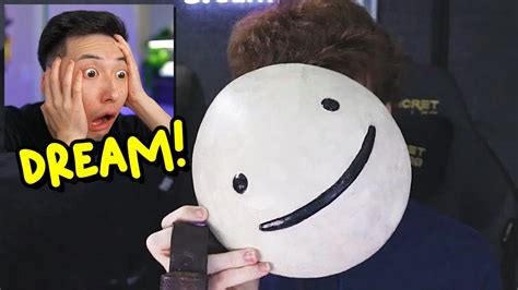 Reacting To Dream S Face Reveal YouTube