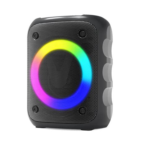 Caixa de som bluetooth LED RGB portátil TWS Estéreo real sem fio XDG 97