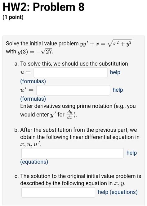 solved solve the initial value problem yy′ x x2 y2 with
