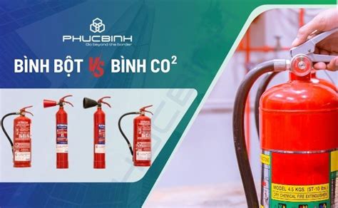Hướng dẫn cách phân biệt bình chữa cháy bột và C02