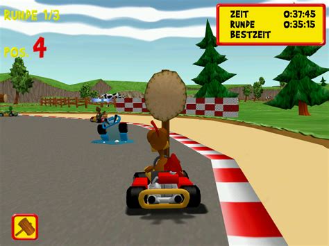 Скриншоты Moorhuhn Kart XXL на Old Games RU