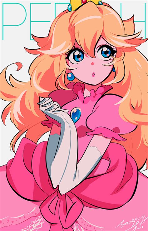 Princess Peach Super Mario Super Mario Art Mario Art Mario Fan Art