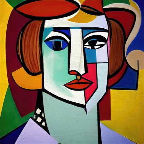 Cubismo De Fantas A Retrato De Una Mujer Creative Off