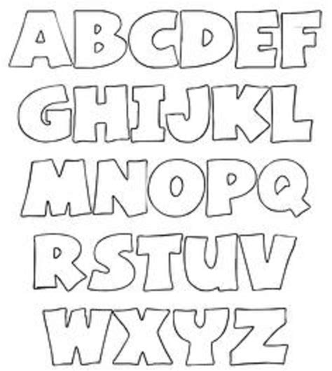 Molde De Letras Do Alfabeto Para Artesanato Em Feltro