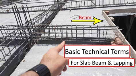 RCC Structure Details On Construction Site Slab Beam Lapping