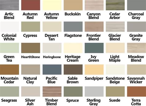 View Large Size Certainteed Vinyl Siding Color Chart House Exteriors