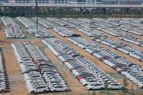 Hiljade Elektri Nih Automobila Stoje Napu Teni Na Kineskim Livadama