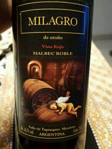 Milagro de Otoño Malbec Roble Vivino US