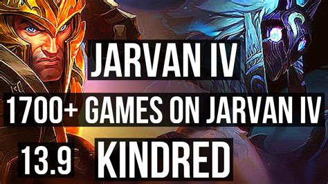 JARVAN IV Vs KINDRED JNG 8 1 15 1700 Games 1 2M Mastery KR