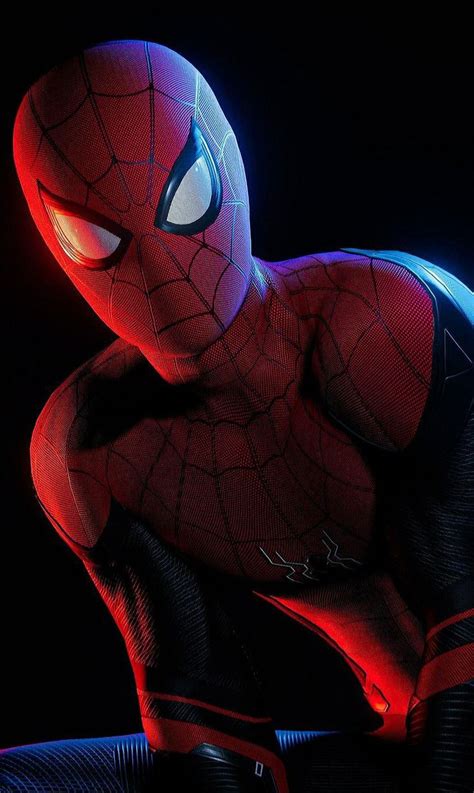 The Amazing Spider Man From The Animated Movie Is Shown In This Still