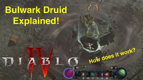 Diablo Earthen Bulwark Endgame Druid Build Explained Youtube