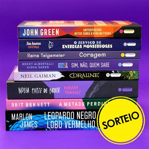 Sorteio Instagram Livros roxos Encerrado Editora Intrínseca