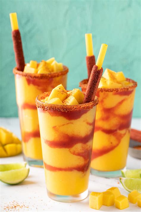Frozen Mango Chamoy Margarita Recipe Dandk Organizer