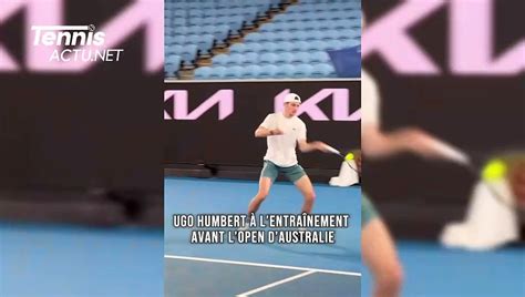 Open d Australie 2024 Ugo Humbert à lentraînement dans la Margaret