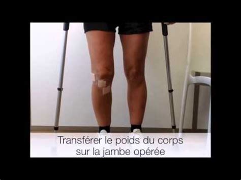 Genou Rééducation Postopératoire étape 8 YouTube