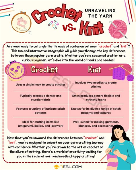 Crochet Vs Knit Understanding The Differences 7ESL