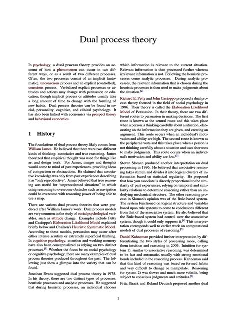dual process theory pdf attitude psychology argument