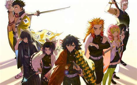 Mitsuri Kanroji Gyomei Himejima Demon Slayer Kimetsu No Yaiba K