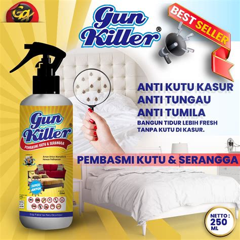 Jual Gun Killer Obat Pembasmi Kutu Kasur Dan Sofa Semprotan Kutu