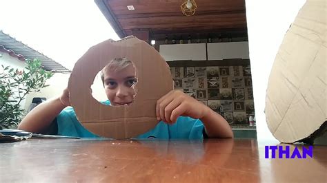 Como fazer volante de papelão YouTube