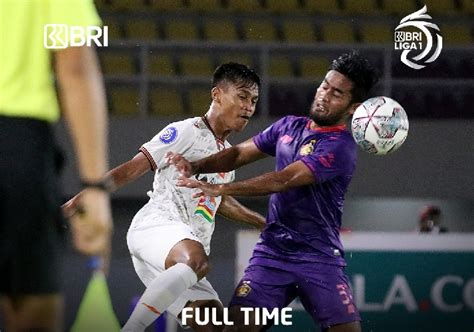 Hasil Liga Drama Gol Persija Jakarta Ditahan Imbang Persik Kediri