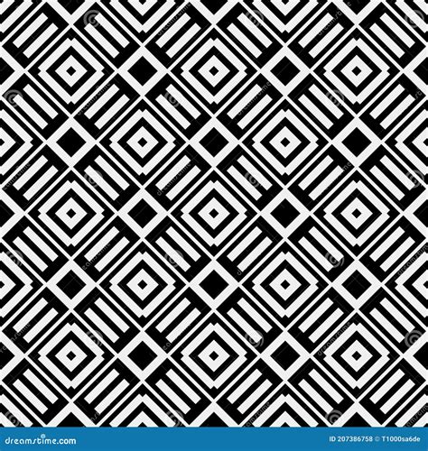 Patrones en blanco y negro stock de ilustración Ilustración de tela