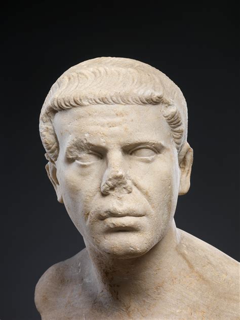Marble Portrait Bust Of A Man Roman Early Imperial Flavian The