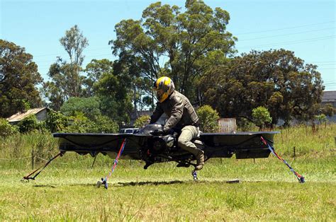 Hoverbike The Twin Rotor BMW Boxer Powered Flying Motorcycle