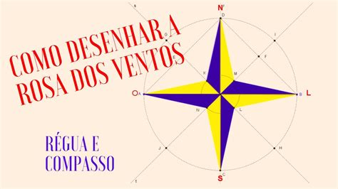 Como Desenhar A Rosa Dos Ventos LIBRAIN