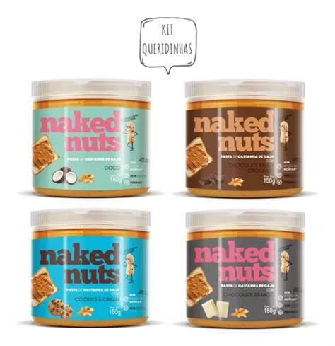 Kit 4x Pastas De Castanha De Caju 150g Naked Nuts 1 Cada