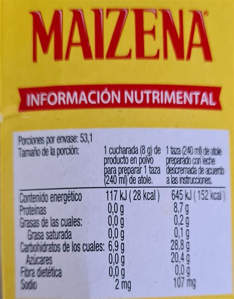 Que Es Fecula De Maiz