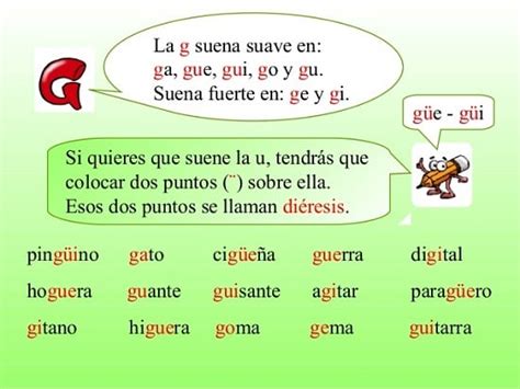 Reglas de la G en la ortografía y 30 Ejemplos Escuela de Letras