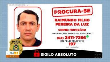 JA 1ª Edição TO Procurado suspeito de matar namorado da ex