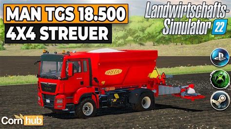 LS22 Mods MAN TGS 4x4 Streuer LS22 Modvorstellung YouTube