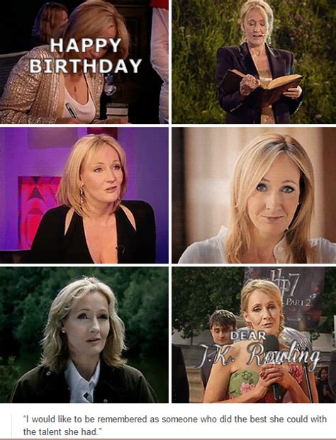 July 31 1965 Happy 50th Birthday Dear Joanne Kathleen Rowling